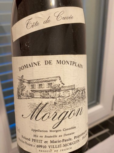 Domaine de Montplain Tête de Cuvée Morgon | Vivino Français
