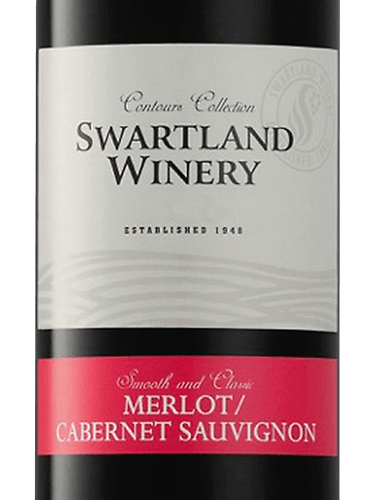 Swartland Winery Contours Collection Merlot - Cabernet Sauvignon ...