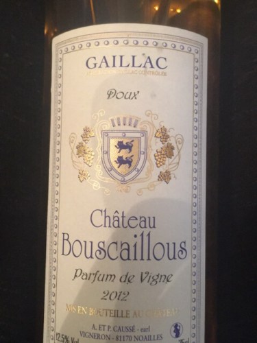 Château Bouscaillous Parfum de Vigne Gaillac Doux | Vivino US