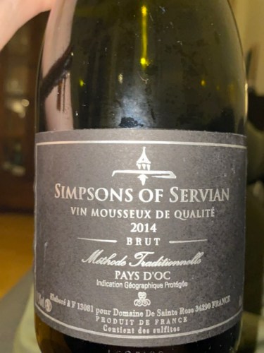 Simpsons of Servian Blanc de Blancs Brut | Vivino English