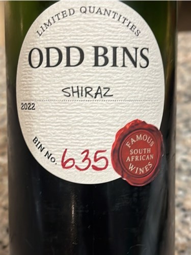 Odd Bins Bin Number 635 Shiraz | Vivino US