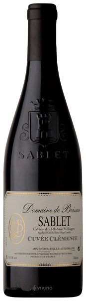 2016 Domaine de Boissan Cuvée Clémence Côtes-du-Rhône-Villages 'Sablet ...