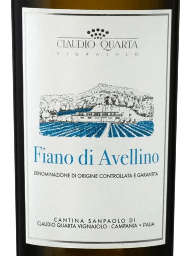 Claudio Quarta Fiano di Avellino | Vivino English