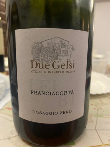 Due Gelsi Franciacorta Dosaggio Zero | Vivino US