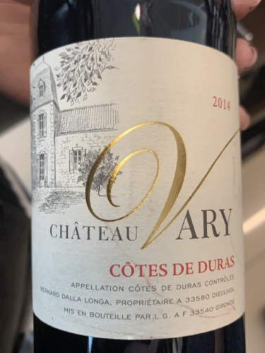 2014 Château Vary Côtes de Duras | Vivino US