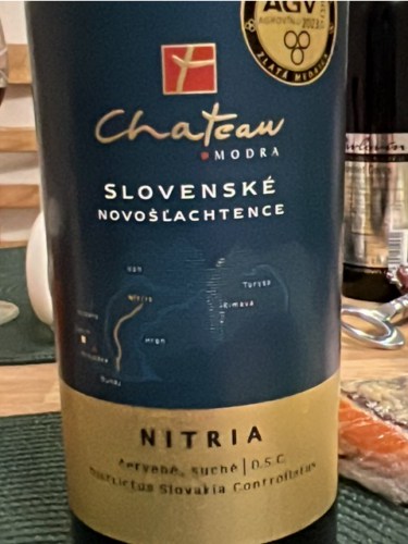 Château Modra Slovenské Novošľachtence Nitria | Vivino US