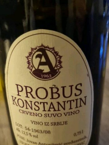Antonijević Family Winery Probus Konstantin | Vivino US