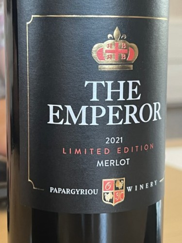 Papargyriou The Emperor Limited Edition Merlot | Vivino US