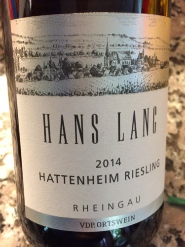 Hans Lang Hattenheimer Riesling | Vivino US