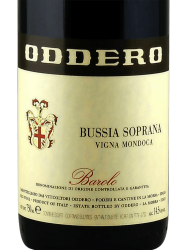 Oddero Barolo Bussia Soprana Vigna Mondoca | Vivino English