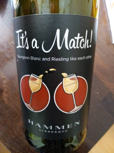 Hammen Lindenhof It's a Match! Sauvignon Blanc - Riesling | Vivino ...