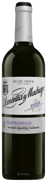 Armentia y Madrazo Tempranillo | Vivino US