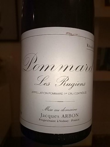 Jacques Arbon Pommard 1er Cru 'Les Rugiens' | Vivino US