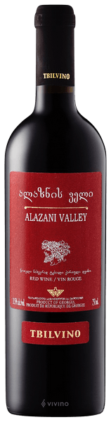 Tbilvino Alazani Valley Red Semi Sweet ალაზნის ველი წითელი ნახევრად