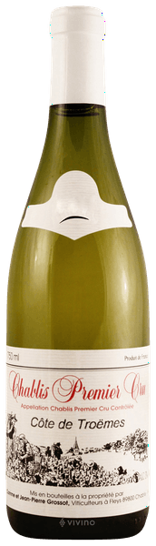 Jean-Pierre Grossot Chablis Premier Cru Côte de Troëmes | Vivino US