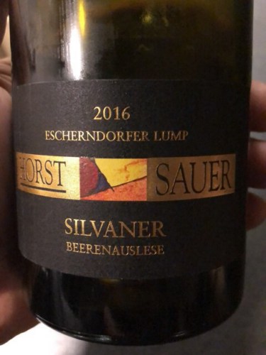 Horst Sauer Escherndorfer Lump Silvaner Beerenauslese | Vivino US
