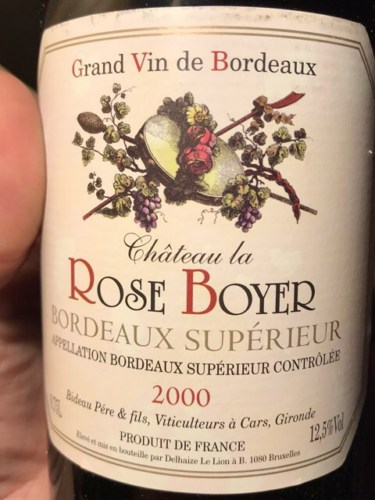 Château La Rose Boyer Bordeaux Supérieur | Vivino US