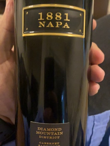 1881 Napa Diamond Mountain District Cabernet Sauvignon | Vivino US