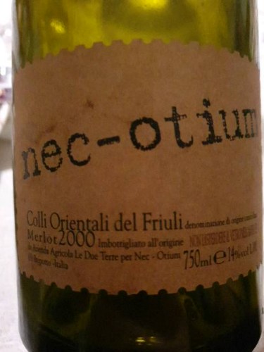 Nec Otium Merlot | Vivino US