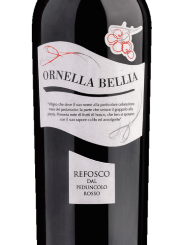Ornella Bellia Refosco | Vivino 日本語