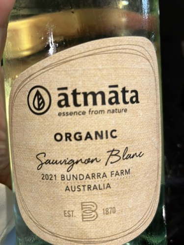 Atmata Bundarra Farm Organic Sauvignon Blanc | Vivino United States