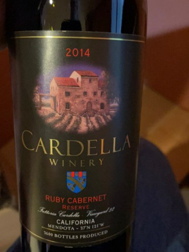 Cardella Fattoria Cardella - Vineyard 22 Reserve Ruby Cabernet | Vivino US