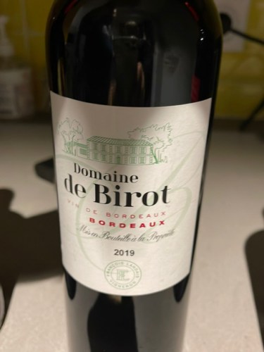 Domaine de Birot Bordeaux Rouge | Vivino US