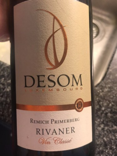 Desom Remich Primerberg Rivaner Vin Classé | Vivino US