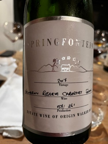 Springfontein Wine Estate Vigneron Reserve Cabernet Franc | Vivino US