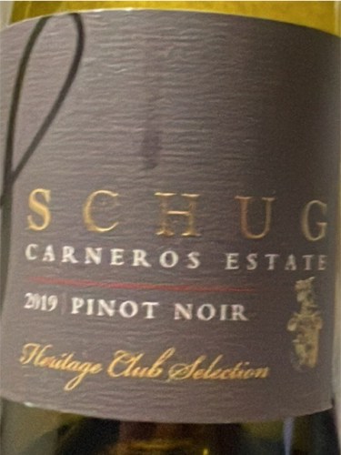 2019 Schug Heritage Club Selection Pinot Noir | Vivino US
