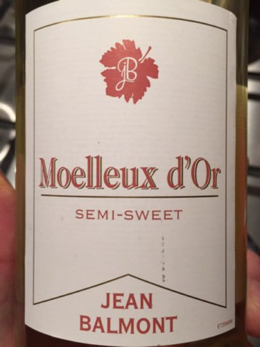 Jean Balmont Moelleux d'Or Semi-Sweet | Vivino Canada