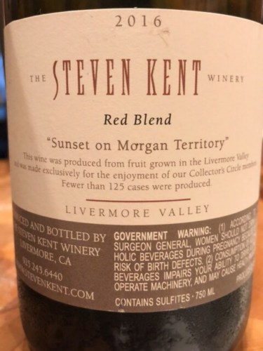 Steven Kent Sunset on Morgan Territory Red Blend | Vivino US