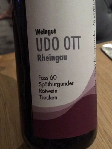 Weingut Udo Ott Fass 60 Spätburgunder Trocken | Vivino English