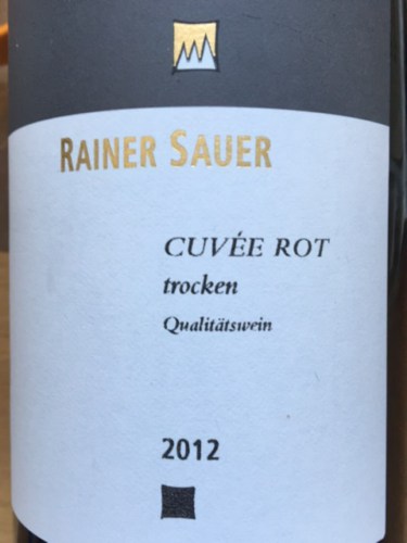Rainer Sauer Cuvée Rot Trocken | Vivino US