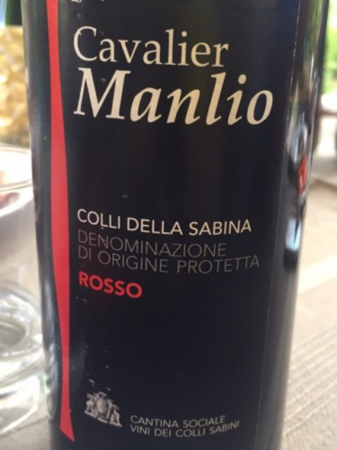 Colli Sabini Cavalier Manlio Rosso | Vivino Italia