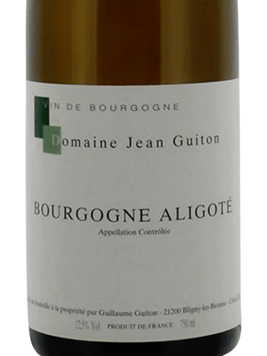 Domaine Jean Guiton Bourgogne Aligoté | Vivino English