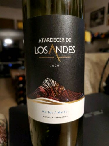 2020 Atardecer de Los Andes Merlot - Malbec | Vivino US