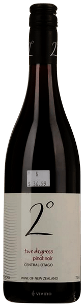 Two Degrees Pinot Noir | Vivino English