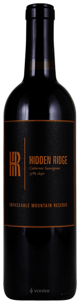 Hidden Ridge Impassable Mountain Reserve Cabernet Sauvignon (55% Slope ...