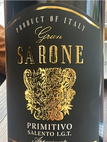 Gran Sarone Appassimento Primitivo | Vivino Australia