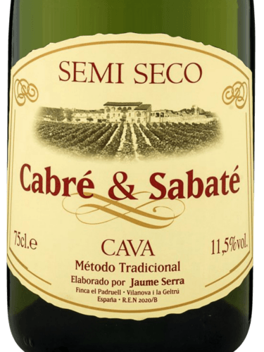 Jaume Serra Cabré & Sabaté Cava Semi Seco | Vivino English