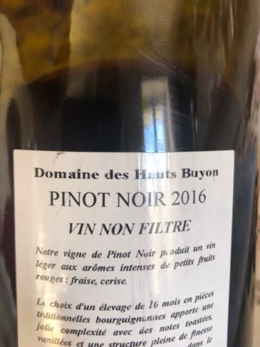 Christophe Paris Domaine des Hauts Buyon Pinot Noir | Vivino US