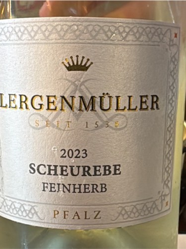 Lergenmüller Scheurebe Feinherb | Vivino US