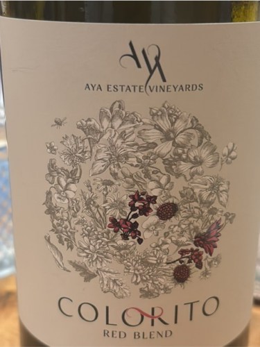 AYA Estate Vineyards Colorito Red Blend | Vivino US