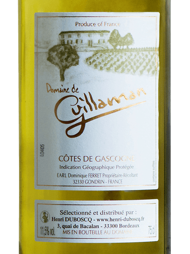 Domaine Guillaman Colombard - Ugni-Blanc | Vivino US