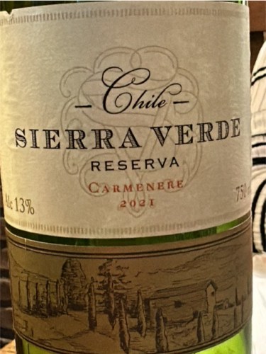 Sierra Verde Reserva Carménère | Vivino US