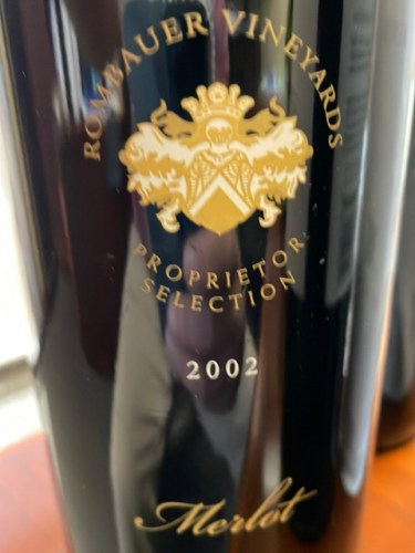Rombauer Vineyards Merlot Proprietor Selection | Vivino US