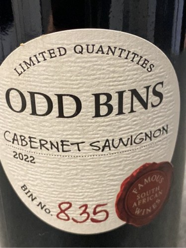Odd Bins Bin No. 835 Cabernet Sauvignon | Vivino English