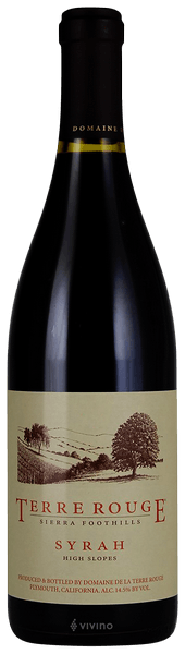 Terre Rouge High Slopes Syrah | Vivino Nederland
