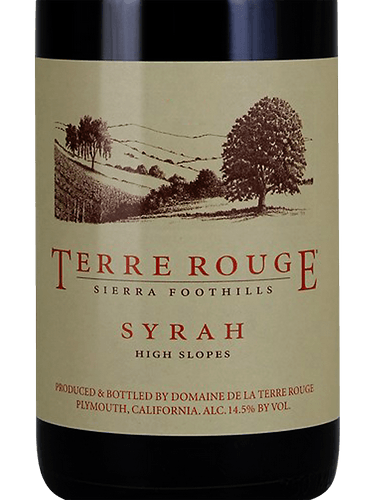 Terre Rouge High Slopes Syrah | Vivino US